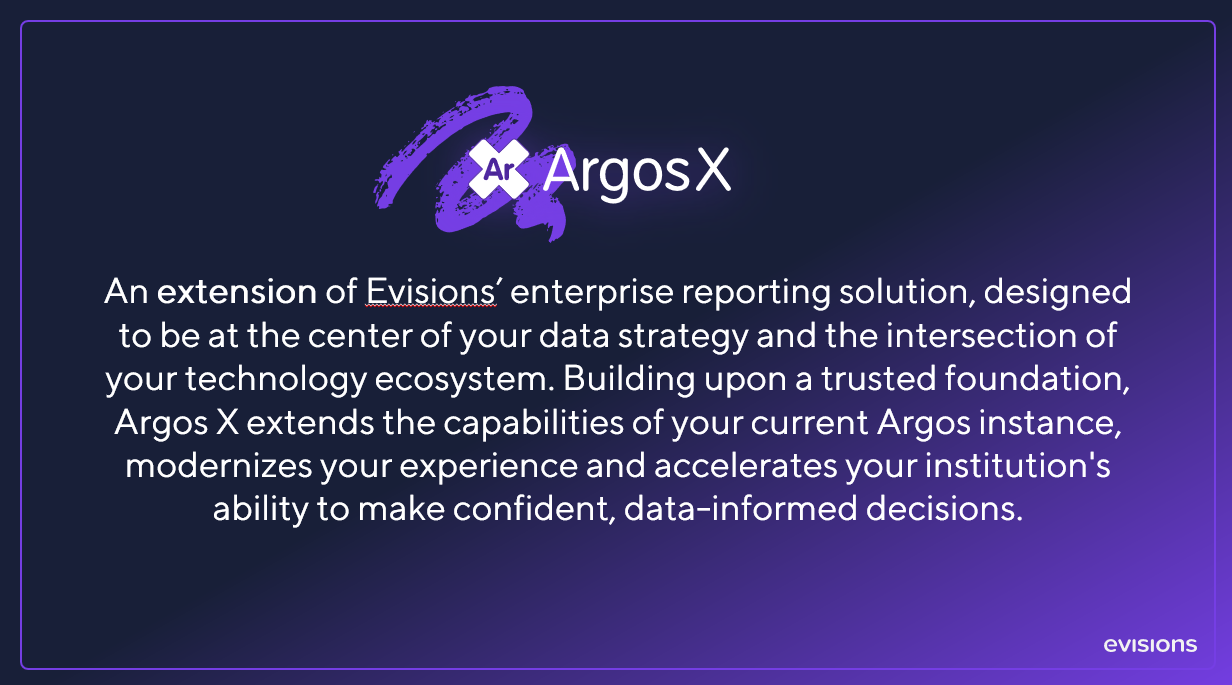 Argos X: The Next Step in the Evolution of Evisions Argos - Evisions