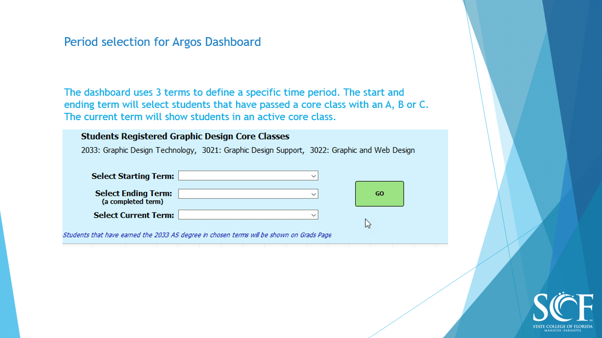 Aiding Retention and Student Success With an Argos Dashboard - Evisions