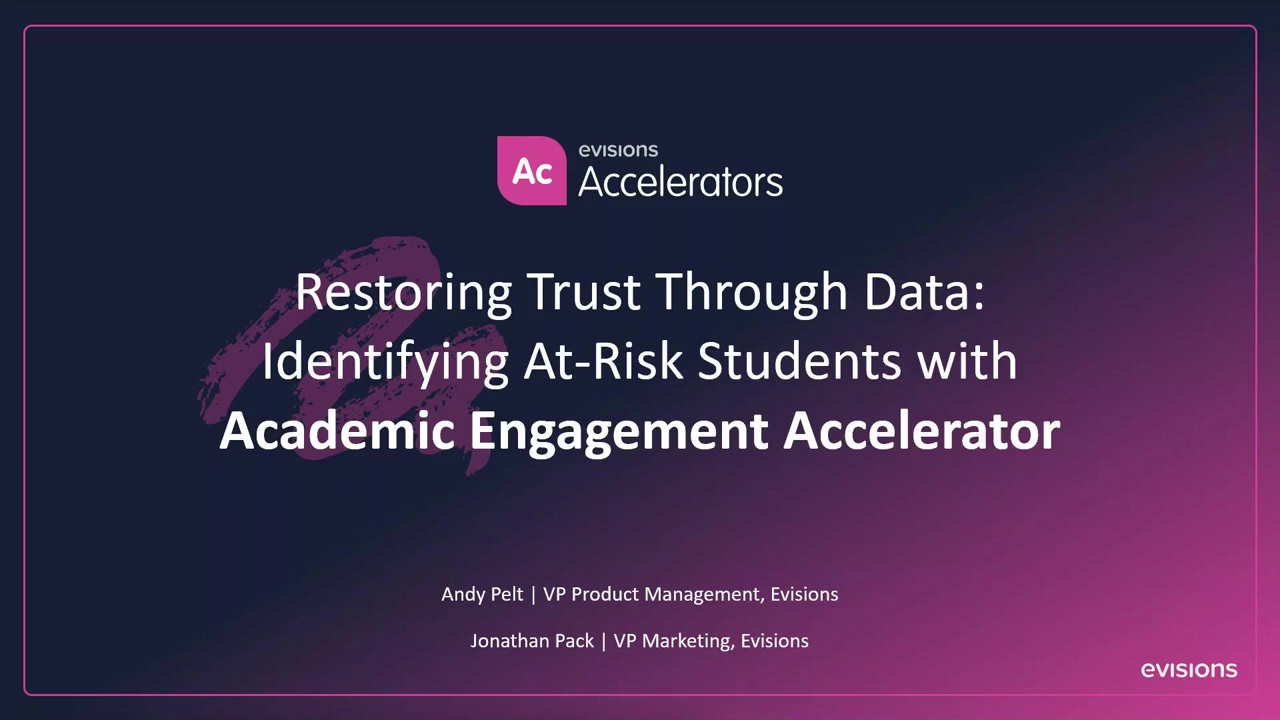 Restoring Trust Through Data - Identifying At-Risk Students with ...